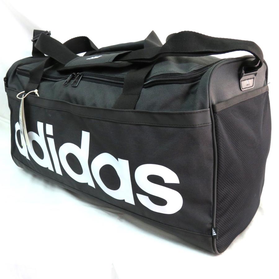 HT4743 ブラック 新品 adidas アディダス ボストンバッグ 56cm 定価4500円 スポーツバッグ 大容量 部活 旅行 スポーツ ...