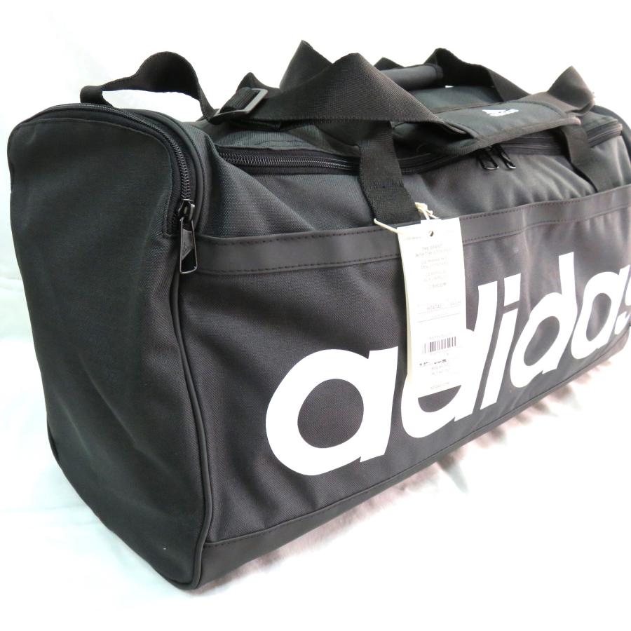 HT4743 ブラック 新品 adidas アディダス ボストンバッグ 56cm 定価4500円 スポーツバッグ 大容量 部活 旅行 スポーツ ...
