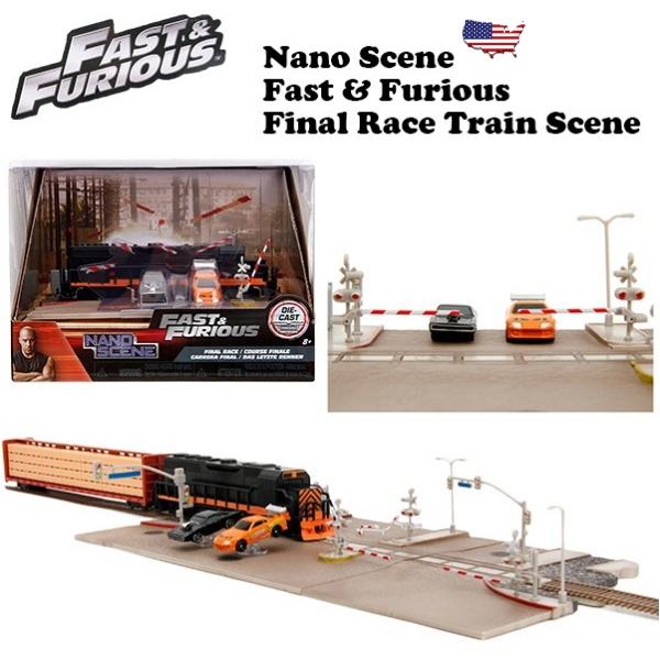 Jada ワイルドスピード ミニカー ファイナルシーン ジオラマ セット jada toys NANO SCENE FAST ...