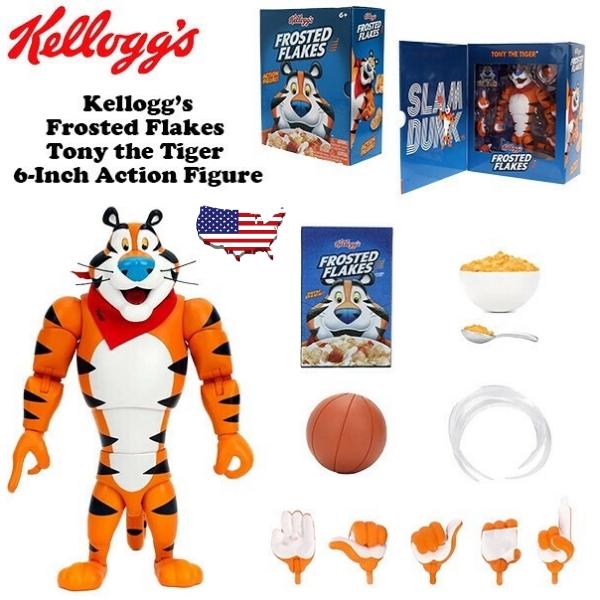 Jada トニー・ザ・タイガー アクション フィギュア JADA TOYS Kellogg’s Frosted Flakes Tony the ...