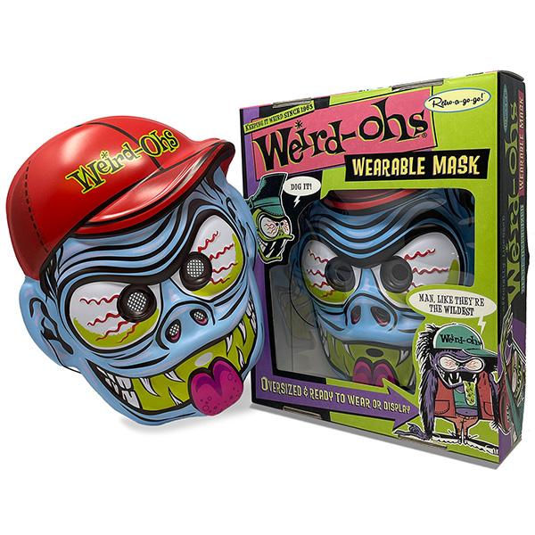お面 仮面 ウイアード・ オーのウォールデコ マスク Weird-ohs WEARABLE MASK WADE SCREWY BLUEY ...