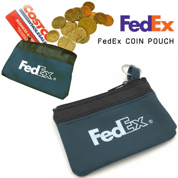 FedEx COIN POUCH【フェデックス コインポーチ】小銭入れ ファスナー付き コインケース fedex FedEX グッズ ポーチ ...