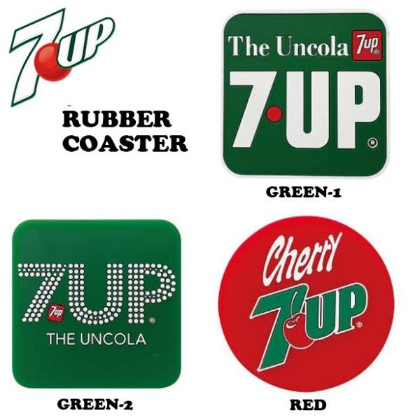7UP ラバー コースター シリコン おしゃれ 滑り止め アメリカン雑貨 アメリカ雑貨 : アメリカン雑貨 ミニカー FUN&FUNNY ...