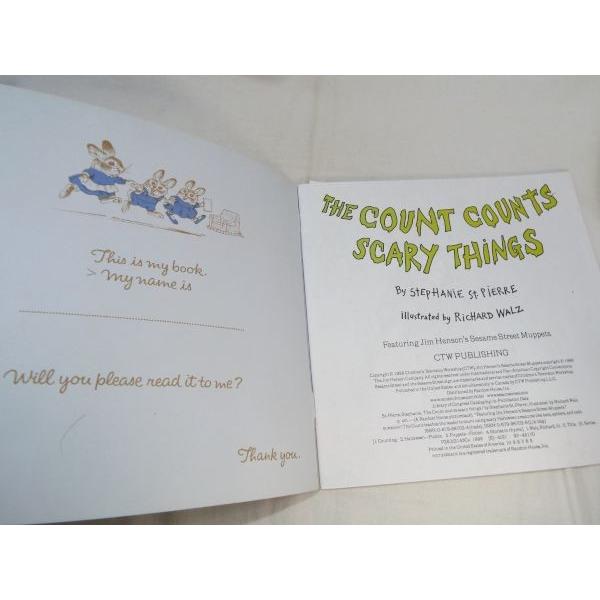 セサミストリート THE COUNT COUNTS SCARY THINGS Random House : FUNFUNほうむず - 通販 ...