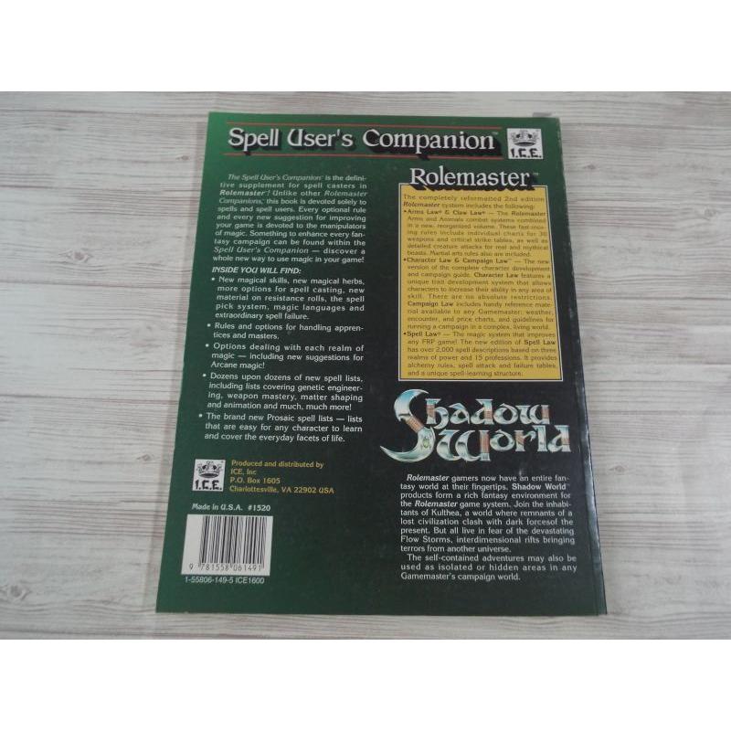 ロールマスター 第2版 Rolemaster ＃1520 Spell User’s Companion Iron Crown ...