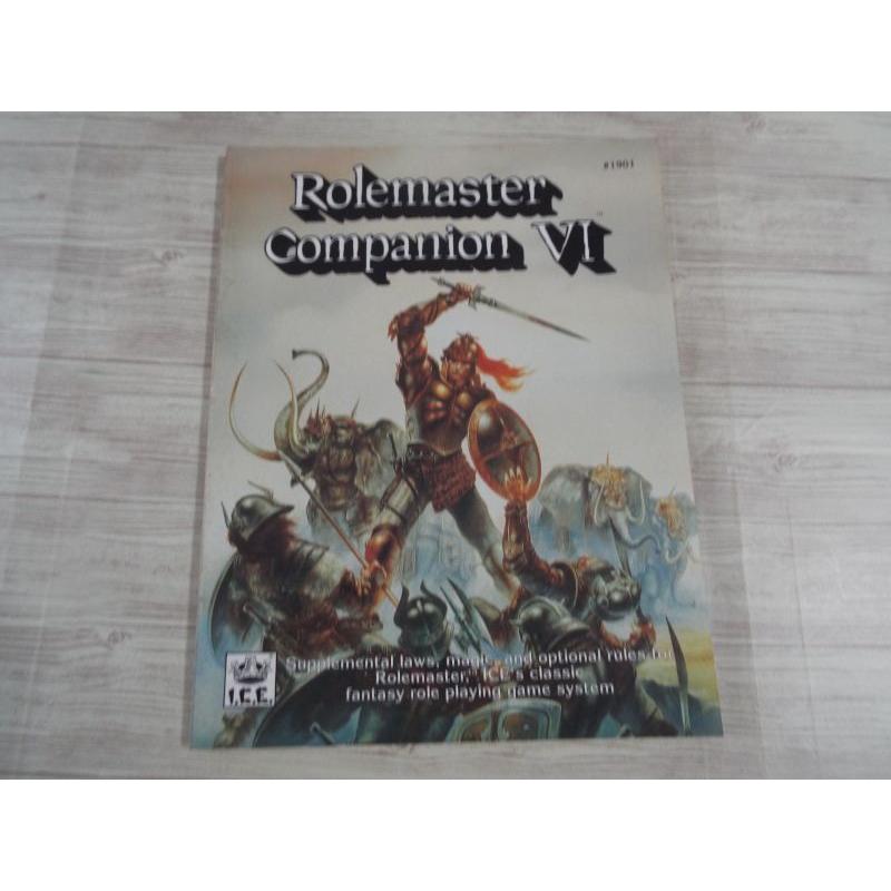 ロールマスター 第2版 Rolemaster ＃1901 Rollmaster Companion 6 Iron Crown ...