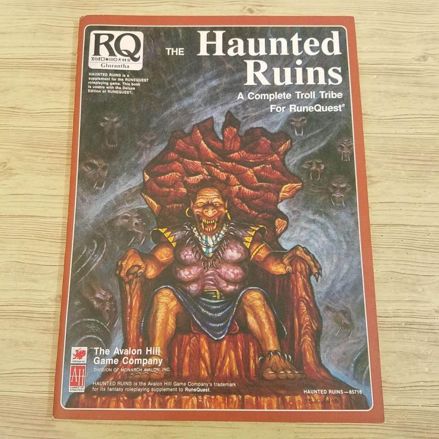 TRPG[ルーンクエスト THE HAUNTED RUINS : A Complete Troll Tribe For RuneQuest（洋書）] トロウル ...