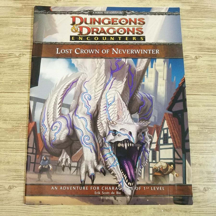 TRPG[D＆D4版 英語版 ネヴァーウィンターの失われし王冠 LOST CROWN OF NEVERWINTER（マップ付き）] 洋書 D＆Dエンカウンターズ : FUNFUNほうむず ...