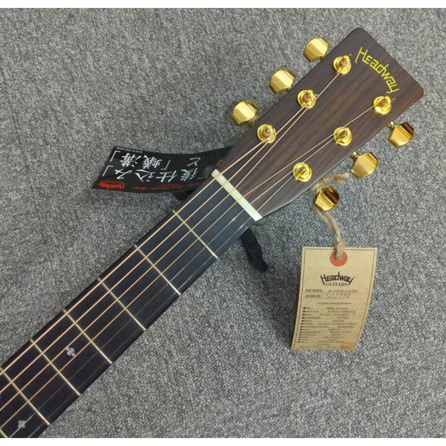 Headway HEADWAY STANDARD SERIES / HF-415 SF,S II STD AN 国産ヘッドウェイ・OOO-TYPE・インディアンローズウッドボディ 【現物画像 ...