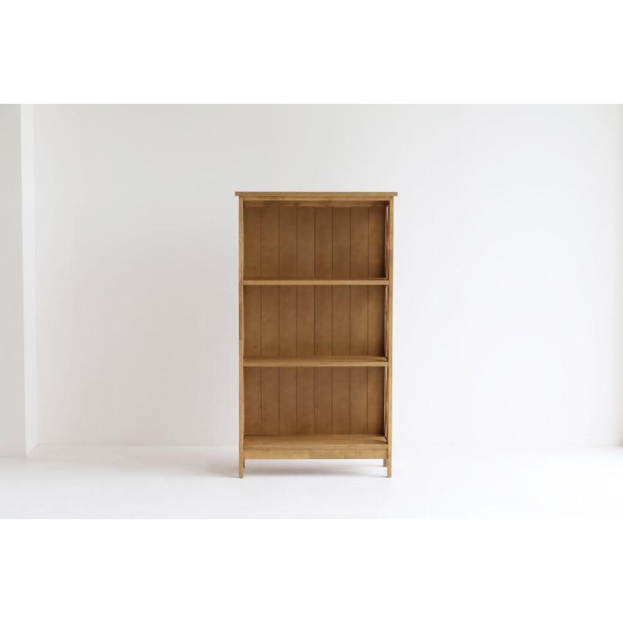 4段ラック ヴィンテージナチュラル色 収納棚 シンプルでかわいい 本棚 組み立て式 Rasic Rack 4th [RAR-3393 ...