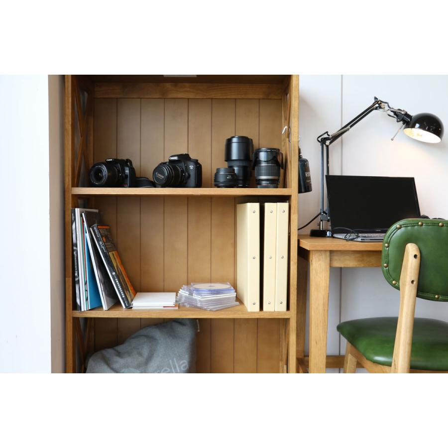 4段ラック ヴィンテージナチュラル色 収納棚 シンプルでかわいい 本棚 組み立て式 Rasic Rack 4th [RAR-3393 ...