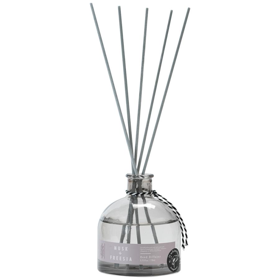 「moer_room」リードディフューザー【スティック ホワイトムスク おしゃれ ルームフレグランス 芳香剤 インテリア プレゼント ギフト ...