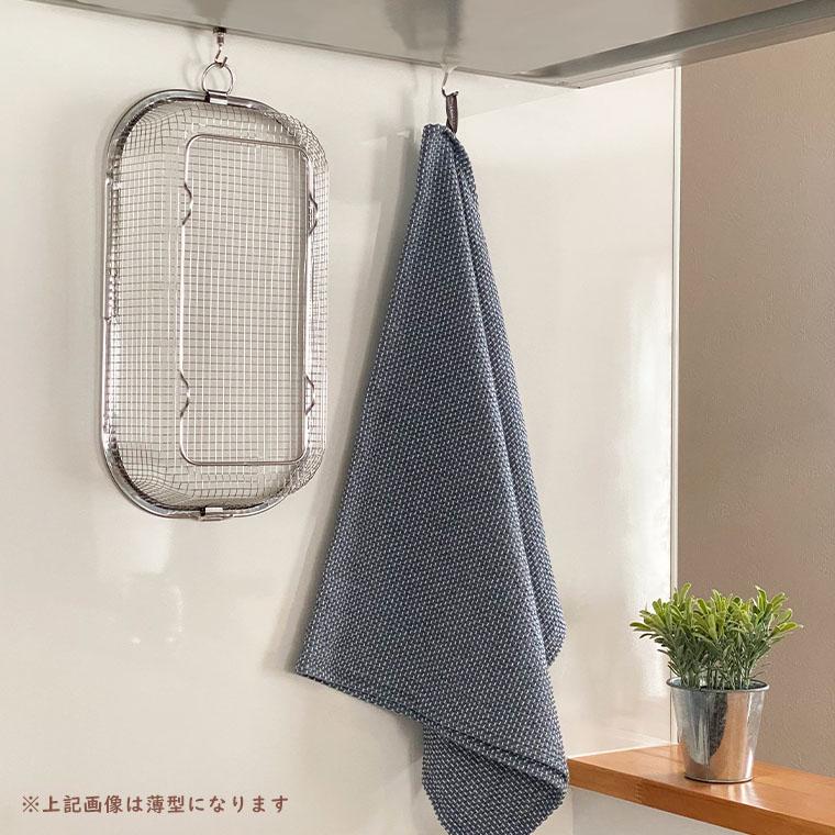 水切りラック「ビーワーススタイル」すっきり暮らす水切りかご深型（W358×D203×H95mm／シルバー）【日本製 省スペース シンプル コンパクト : 1334-361102 : お風呂の ...