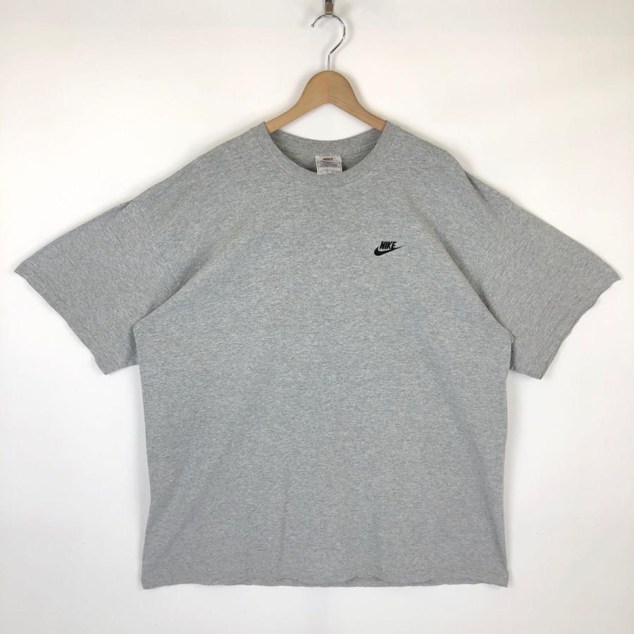 NIKE 【古着】 ナイキ ワンポイントTシャツ 刺繍 90年代 グレー系 メンズXL 【中古】 n030709 : 古着屋SUN - 通販 ...