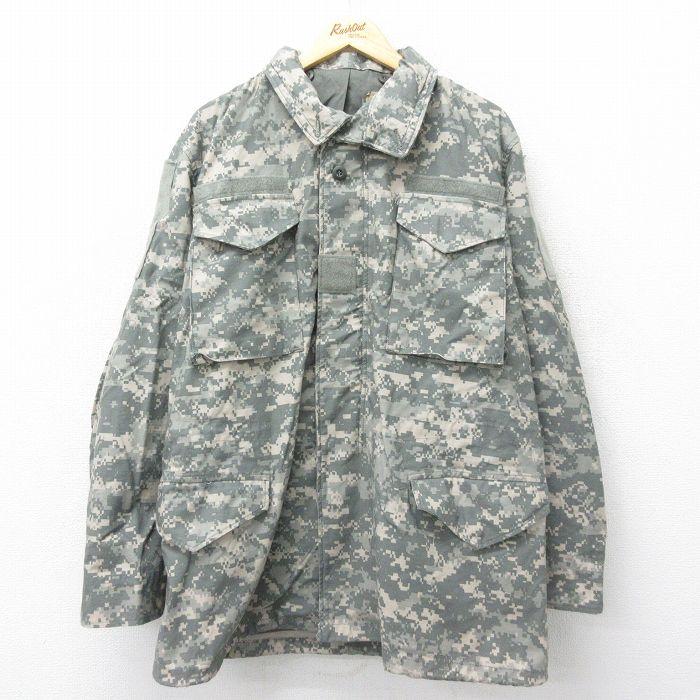 L/古着 長袖 ミリタリー フィールド ジャケット メンズ 00s M-65 デジタルカモ 緑系 グリーン 迷彩 24jan15 中古 アウター フライト : ormi23122374 ...