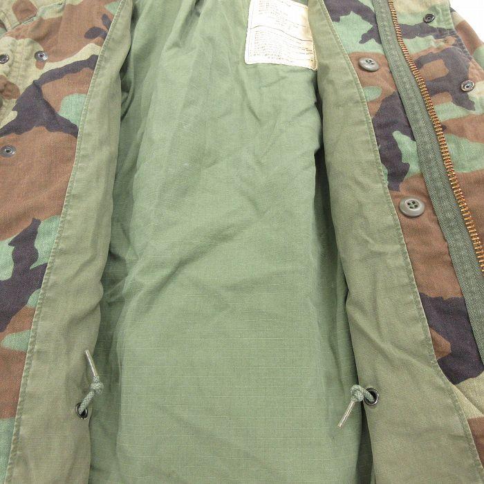 L/古着 長袖 ミリタリー フィールド ジャケット メンズ 80s M-65 ウッドランドカモ 緑 グリーン 迷彩 25sep04 中古 アウター フライト : 古着屋RushOut - 通販 ...