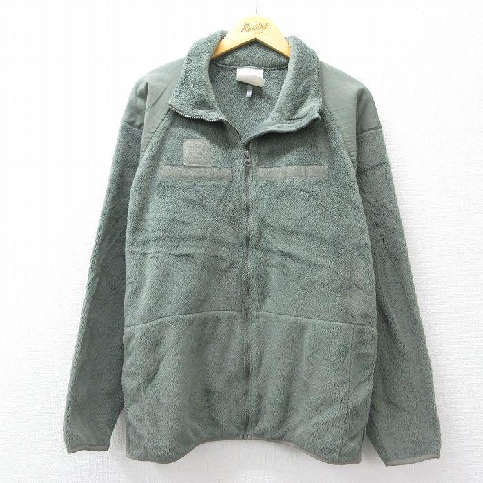 XL/古着 長袖 ミリタリー フリース ジャケット メンズ ECWCS GEN3