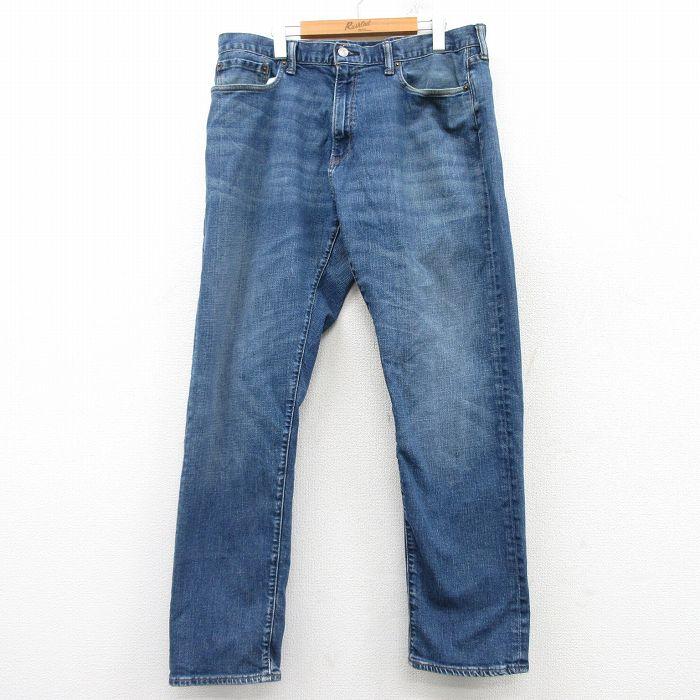GAP W36/古着 ギャップ ジーンズ メンズ ヒゲ 紺 ネイビー デニム 25mar01 中古 ボトムス ジーパン Gパン ロング パンツ : 古着屋RushOut - 通販 ...