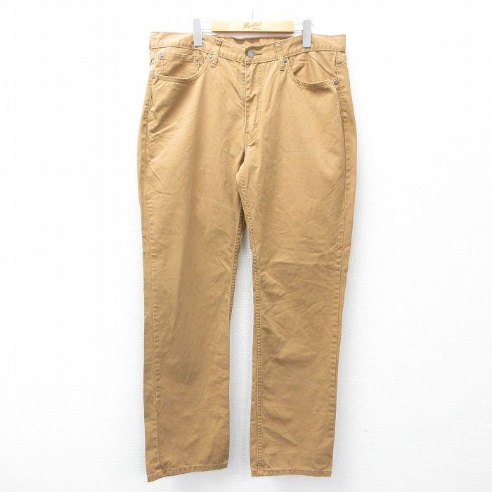 Levi's W38/古着 リーバイス Levis 514 パンツ メンズ コットン 茶系 ブラウン 25sep18 中古 ボトムス ロング : 古着屋RushOut - 通販 - Yahoo ...