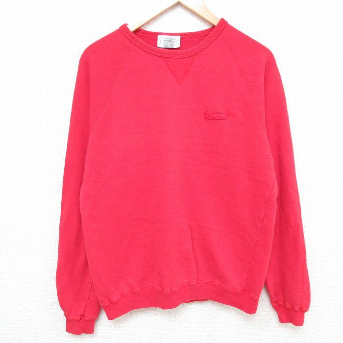 【30%OFF】S/古着 ラコステ LACOSTE 長袖 ブランド トップス メンズ 90s ワンポイントロゴ コットン ラグラン クルーネック 赤 レッド 3OF : swr53110300 ...