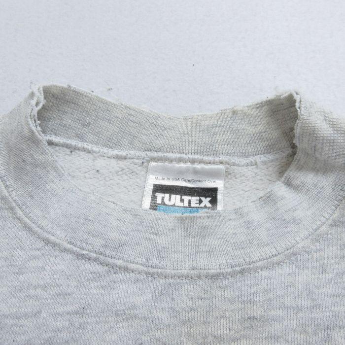 L/古着 TULTEX 長袖 スウェット メンズ 90s フロリダ 大学 カレッジ クルーネック グレー 霜降り 25jan09 中古 スエット トレーナー トップ : swr54120179 ...