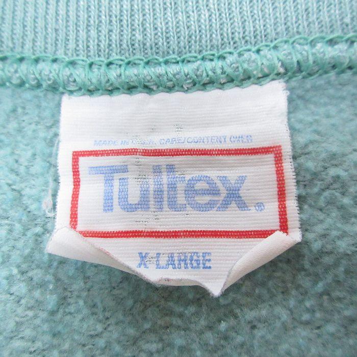 L/古着 TULTEX 長袖 スウェット メンズ 90s 無地 ラグラン クルーネック 薄緑 グリーン 25apr16 中古 スエット トレーナー トップス : 古着屋RushOut - 通販 ...