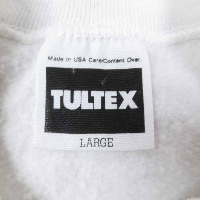 L/古着 TULTEX 長袖 スウェット メンズ 90s 無地 ラグラン クルーネック 白 ホワイト 25may29 中古 スエット トレーナー ト : 古着屋RushOut - 通販 ...
