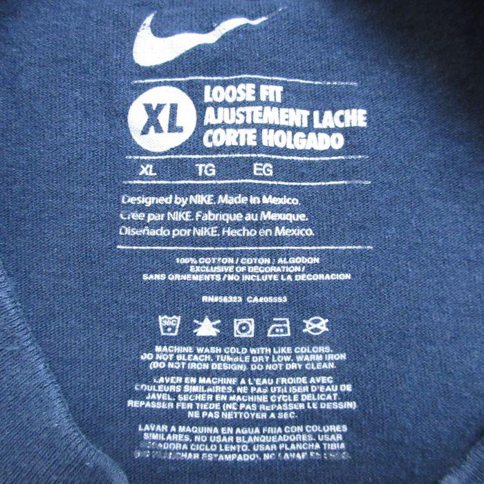 NIKE XL/古着 ナイキ 半袖 ブランド Tシャツ メンズ フライディ コットン クルーネック 紺 ネイビー 25jun09 中古 : 古着屋RushOut - 通販 - Yahoo!ショッピング