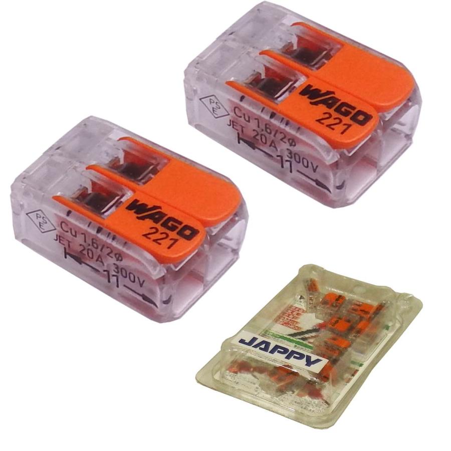 JAPPY ワンタッチコネクタ WFR/WFシリーズ WFRシリーズ（クリアタイプ） WFR-2BP-JP 4mm2対応品 ／ ブリスターパック : 4055143379151 : 古河産業 ...