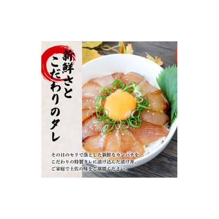 ふるさと納税 これが魚屋の漬け丼だ！〜カンパチ〜 《訳あり》 80g×10P カンパチ かんぱち 漬け丼 漬け どんぶり 丼 10パック 海鮮 魚.. 高知県田野町 : 1061812 ...