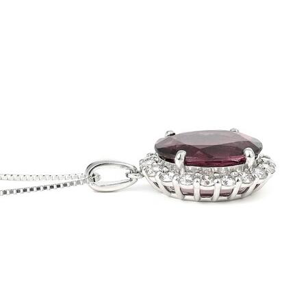 ふるさと納税 【ふるなび限定】【一点もの】ロードライトガーネット（6.61ct）ダイヤモンドプラチナペンダント R86 K05142-H FN-Limited 山梨県甲府市 : ふるなび ...