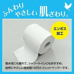 ふるさと納税 トイレットペーパー ベストナイン ダブル 72ロール (9R×8パック) (1ロール 40m) 地球にやさしい 再生紙100% 吸水性 シャワー.. 静岡県富士市 ...