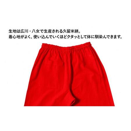 ふるさと納税 MONPE 無地 ベーシック レッド＜Lサイズ＞ 034-012-RE-L 福岡県八女市 : 449603 : ふるなび ...