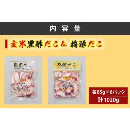 ふるさと納税 創業明治40年 大洗加工 玄米黒酢だこ 梅酢だこ 小分け 各2セット（85g×6パック) 茨城県 大洗 たこ 酢蛸 酢 ダコ 茨城県大洗町 : 764318 : ふるなび ...