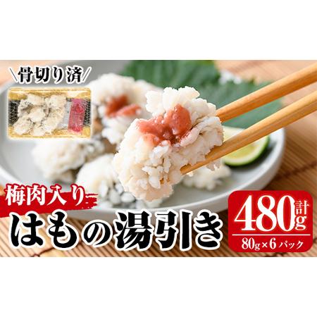ふるさと納税 鱧の湯引き 梅肉入り(計480g・80g×6P)はも ハモ 骨切り 海鮮 おつまみ 国産 小分け 冷凍 魚介 宮崎県産【MR-3】【マルユウ水.. 宮崎県門川町 : ふるなび ...