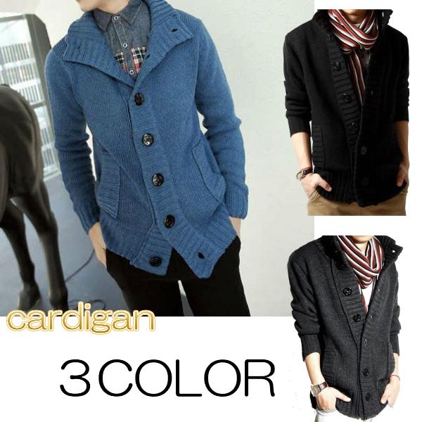 ケーブルニット カーディガン メンズ セーター 厚手 ニット カーデ トップス 上着 ジャケット アウター カジュアル 秋 : mujit : ビジネス 紳士 ベルト FleurUneffe ...