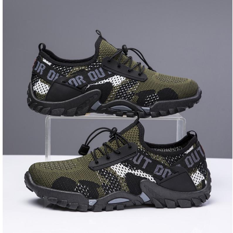 メンズ カジュアル シューズ ゴム紐 結ばない靴紐 メッシュ スニーカー 靴 40代 50代 60代 フラット 散歩 ハイキング スポーツ : ビジネス 紳士 ベルト FleurUneffe ...