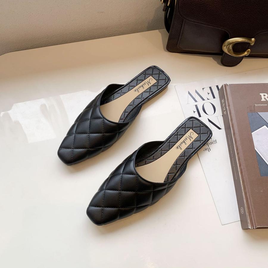 ミュールパンプス ビニールのような 洗える EVA素材 軽量 フェイク キルティング レディース サンダル 人気 春 夏 : sa16 : ビジネス 紳士 ベルト FleurUneffe ...