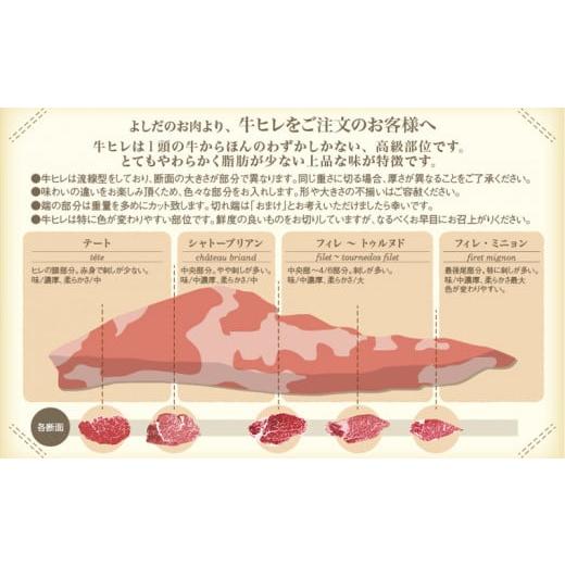 ふるさと納税 牛肉 ヒレ 山形県 山形市 厳選A5-A4 山形牛 ヒレステーキ 約260g(130g×2枚) FZ22-395 ブランド牛肉 ステーキ肉 山形県 山形市 : 4620899 ...