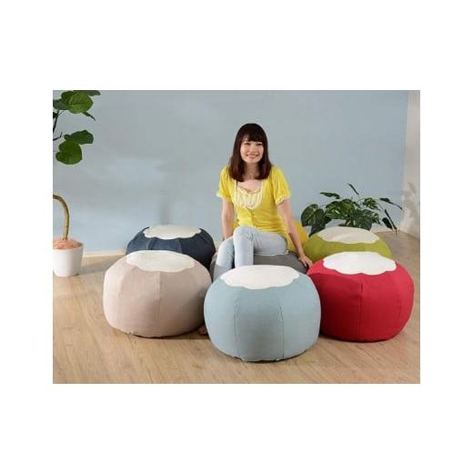 ふるさと納税 雑貨・日用品 神奈川県 厚木市 No.373 ベージュ ビーズクッション POTE ／ インテリア雑貨 イス スツール かわいい ...
