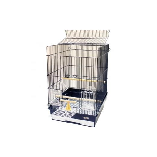 ふるさと納税 雑貨・日用品 愛知県 みよし市 HOEIの鳥かご 小鳥用手のりケージ 35手のりネイビー×ホワイト 1136624 : ふるさと ...