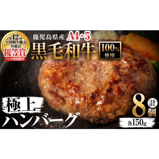 ふるさと納税 牛肉 ハンバーグ 鹿児島県 志布志市 A4・A5等級 鹿児島県産 黒毛和牛100%使用 極上ハンバーグ(計1.2kg・150g×8個) a6-027 : ふるさとチョイス ...