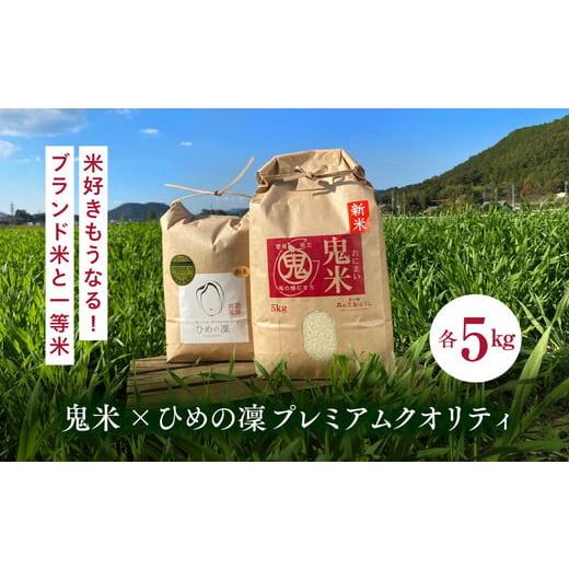 ふるさと納税 米 愛媛県 鬼北町 先行予約 R7年産 鬼米×ひめの凛（プレミアムクオリティ） 各5kg （計10kg） ｜ お米 お米不足 お米品薄 おいしい 事業… : ふるさとチョイス ...