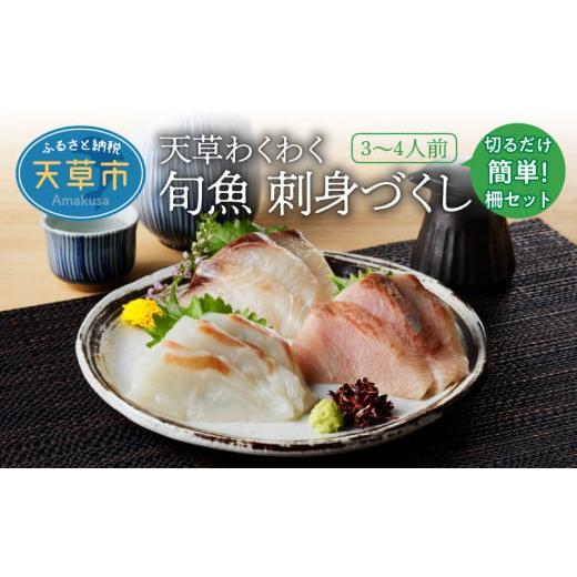 ふるさと納税 旬の鮮魚等 熊本県 天草市 S059-013_天草わくわく旬魚刺身づくし（さく）3〜4人前 : ふるさとチョイス - 通販 - Yahoo!ショッピング