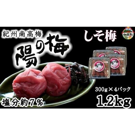 ふるさと納税 加工品等 梅干 和歌山県 印南町 紀州南高梅 しそ梅1.2kg（300g×4） : ふるさとチョイス - 通販 - Yahoo!ショッピング
