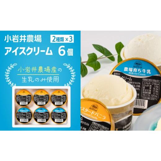 ふるさと納税 小岩井農場 アイスクリーム 6個セット ／ 2種類 食べ比べ アイス ギフト 贈答用 : 5536369 : ふるさとチョイス ...