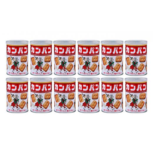 ふるさと納税 静岡県 浜松市 三立製菓の缶入りカンパン 12缶入り（1缶100g：かんぱん85g・氷砂糖15g）【備蓄 長期保存 非常食 保存食 防災 乾パン】 [No.5786 ...