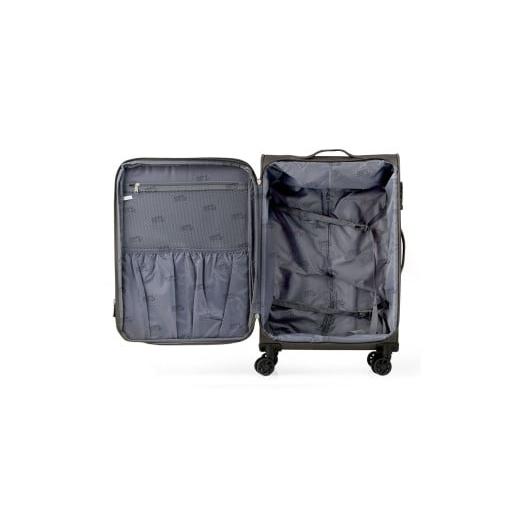 ふるさと納税 カバン 長崎県 佐世保市 G542 5〜9泊用 マチアップ機能で大容量に変身 AIR6327スーツケースM（ブラック） キャリーバッグ 超軽量 ソフトスーツケ… : ふるさと ...