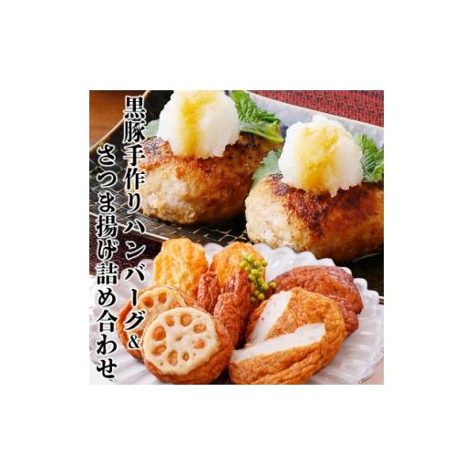 ふるさと納税 豚肉 ハンバーグ 鹿児島県 枕崎市 黒豚手作りハンバーグ&さつま揚げ詰め合わせ A3-141_黒豚 手づくり さつま揚げ 詰合せ セット … : ふるさとチョイス - 通販 ...