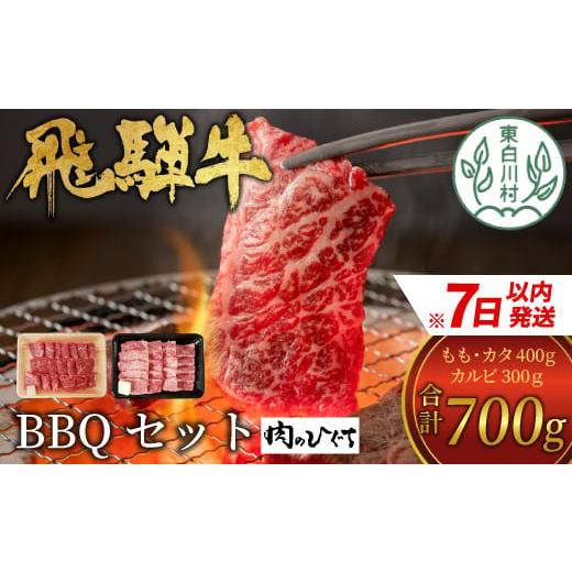 ふるさと納税 飛騨牛 BBQセット 計700g カルビ 300g ももカタ 焼肉用 400g 肉のひぐち 20000円 : 6155736 : ふるさとチョイス - 通販 - Yahoo!ショッピング